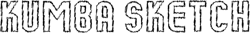 Kumba Sketch Outline Italic font | Fonts2u.com