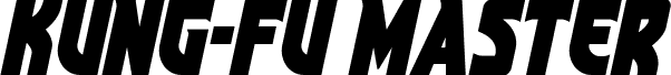 Kung-Fu Master Bold font | Fonts2u.com