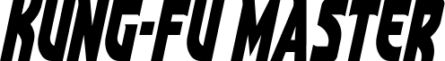 Kung-Fu Master Spaced font | Fonts2u.com