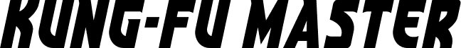 Kung-Fu Master Spaced font | Fonts2u.com