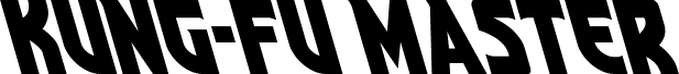 Kung-Fu Master Outline font | Fonts2u.com