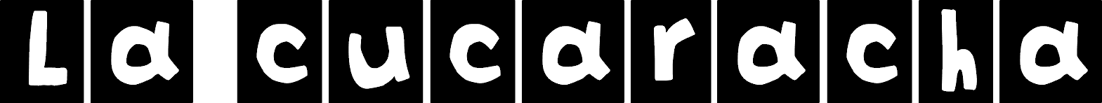 La cucaracha font | Fonts2u.com