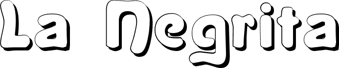 La Negrita Shadow font | Fonts2u.com