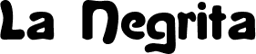 La Negrita Shadow font | Fonts2u.com