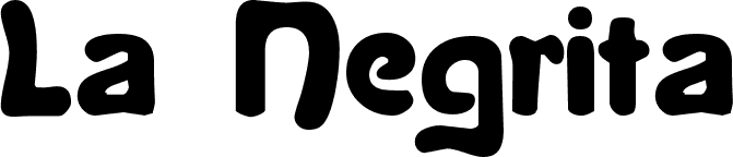 La Negrita font