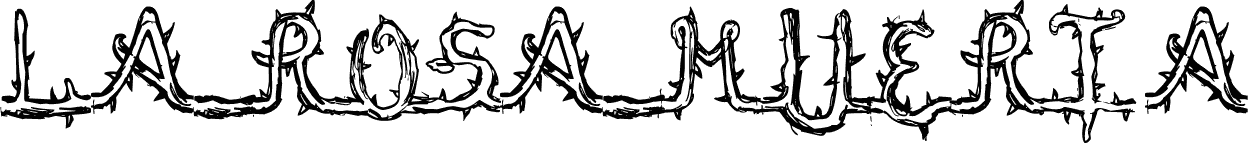 La Rosa Muerta font | Fonts2u.com