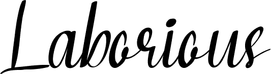 Laborious Demo font | Fonts2u.com