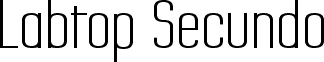 Labtop Secundo Bold font