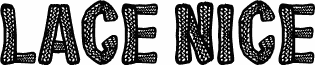 Lace Nice font