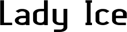 Lady Ice - SC Bold font