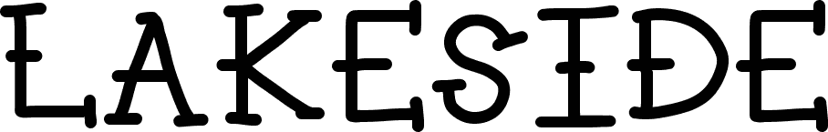 LAKESIDE font