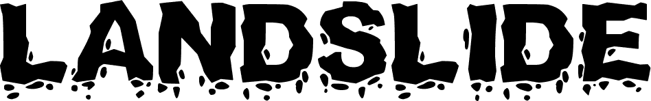 Landslide font | Fonts2u.com