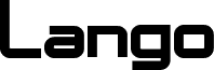 Langó Italic font