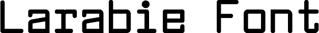 Larabiefont Regular font | Fonts2u.com