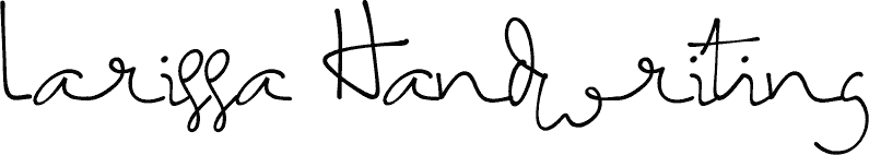 LarissaHandwriting font | Fonts2u.com