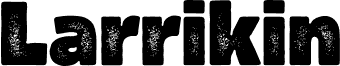Larrikin-BlackSolidDemo font
