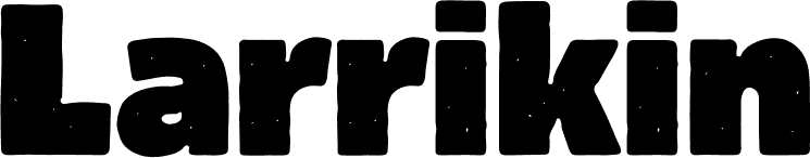 Larrikin-BlackSolidDemo font