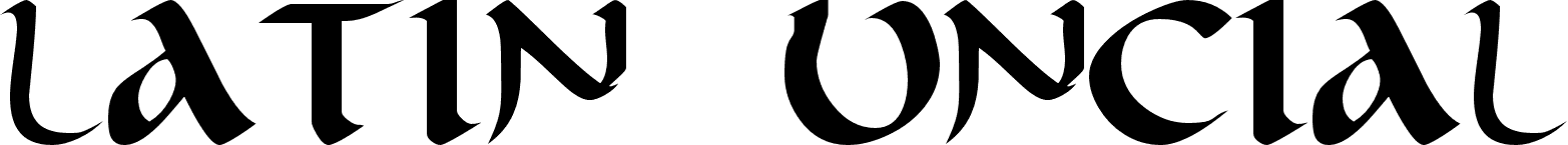 Latin Uncial Normal Schriftart | Fonts2u.com