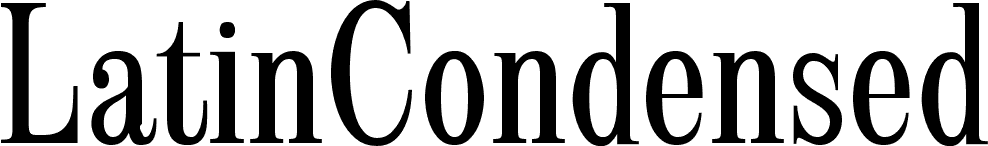 LatinCondensed-SemiBold font | Fonts2u.com