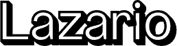 LazarioBlur-Regular Demo font | Fonts2u.com