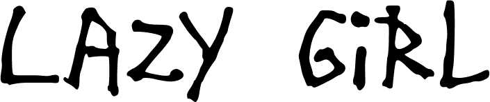 Lazy Girl font | Fonts2u.com