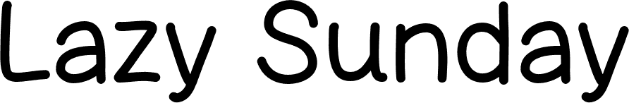 Lazy Sunday Font