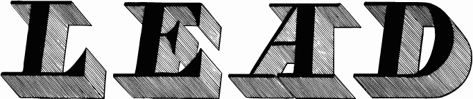 Lead font