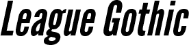 LeagueGothic font