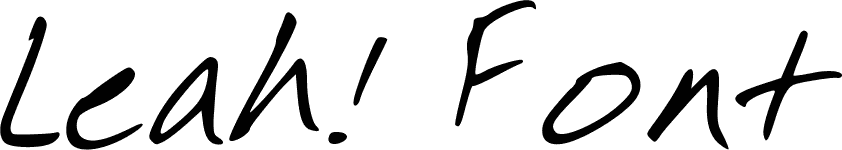 Leah! Font font