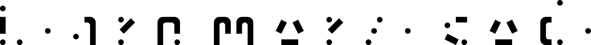 Learn morse code Regular font | Fonts2u.com