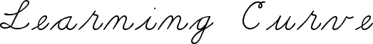 Learning Curve font | Fonts2u.com