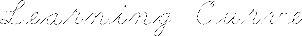 Learning Curve Dashed BV font | Fonts2u.com