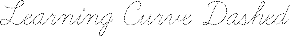 LearningCurveDashedPro fuente | Fonts2u.com