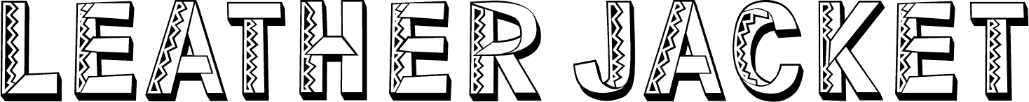 Leather Jacket Regular fonte | Fonts2u.com