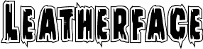 Leatherface 3D font | Fonts2u.com