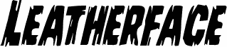 Leatherface Bold Outline font | Fonts2u.com