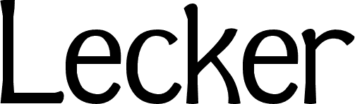 Lecker フォント | Fonts2u.com