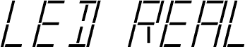 LED Real Regular font | Fonts2u.com