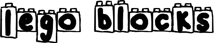 Lego Blocks font | Fonts2u.com