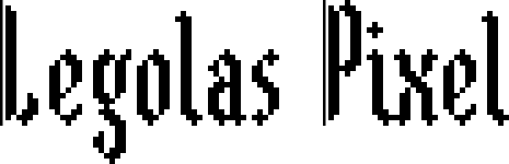 Legolas Pixel Regular font | Fonts2u.com