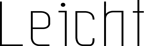 Leicht light font | Fonts2u.com