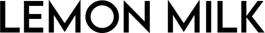 LEMON MILK Bold font