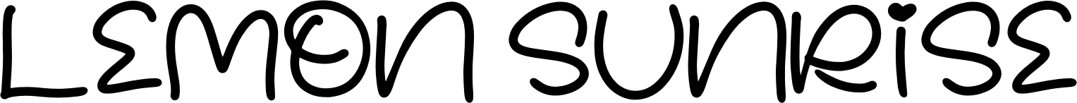 LEMON SUNRISE font | Fonts2u.com