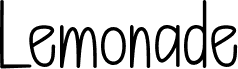 Lemonade Bold font | Fonts2u.com