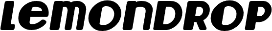 Lemondrop Bold font