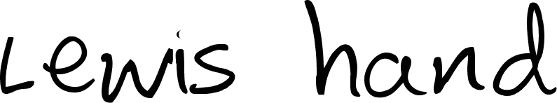 Lewis hand SemiBold font | Fonts2u.com