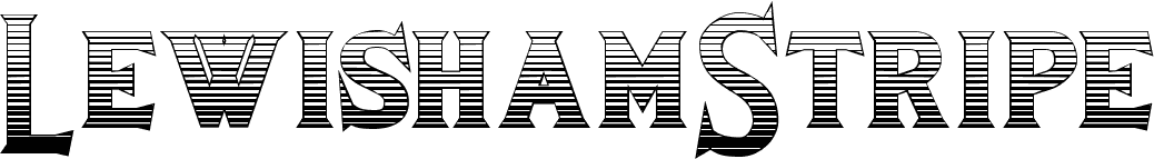 LewishamStripe font | Fonts2u.com