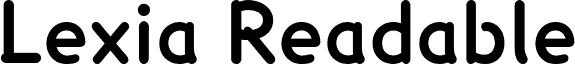 Lexia Readable Regular font | Fonts2u.com
