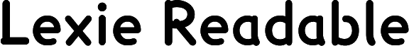 Lexie Readable Regular font | Fonts2u.com