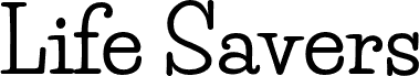 Life Savers font | Fonts2u.com